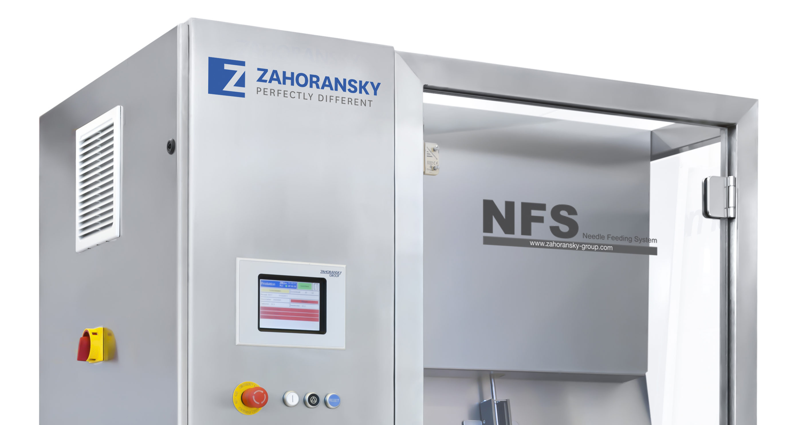 AUTOMATION FROM ZAHORANSKY WITH OWN AUTOMATIC NEEDLE-FEEDING SYSTEM ...